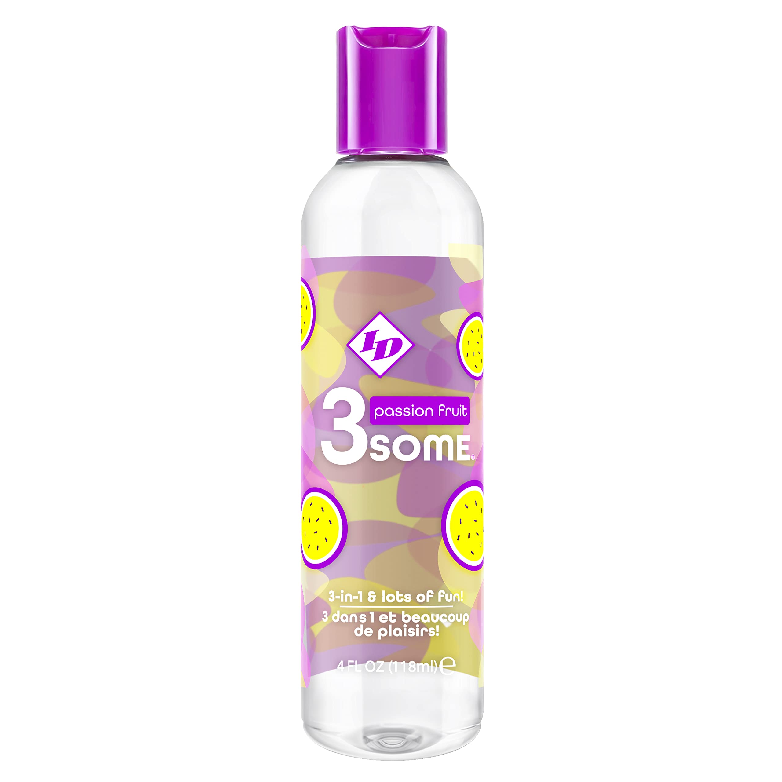ID Lubricants 80340: 3Some Passion Fruit Water-Based Lube