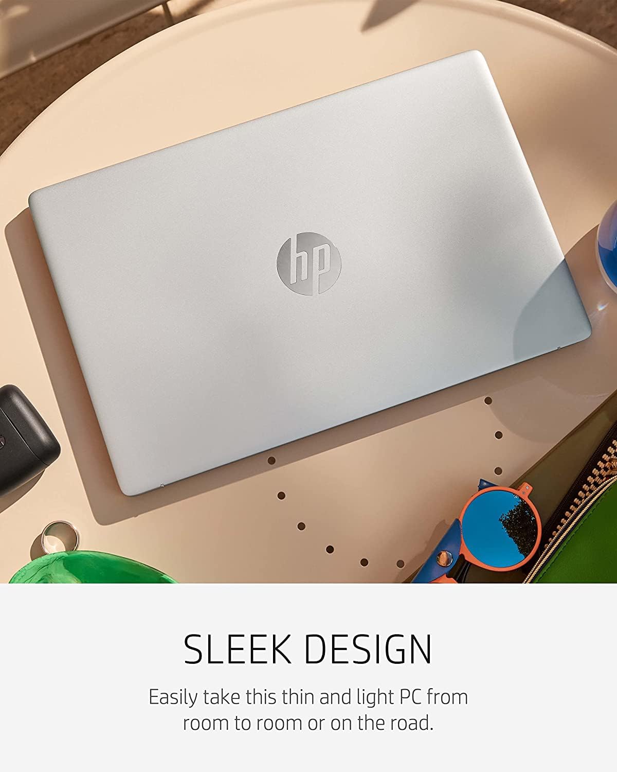 HP Touch 14 Slim Laptop in Silver Qualcomm 8-Core up to 2.55 GHz 8GB RAM 128GB SSD 14in Full HD LCD Webcam WiFi Fingerprint Reader Windows 11 iSlik Pen (14-ED00-Renewed)