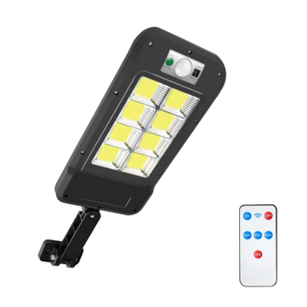 SISHUINIANHUA 1200W Solar Street Lamp Outdoor Street Lights 160COB LED Waterproof Solar Light PIR Motion Sensor Remote Control Garden Lamp