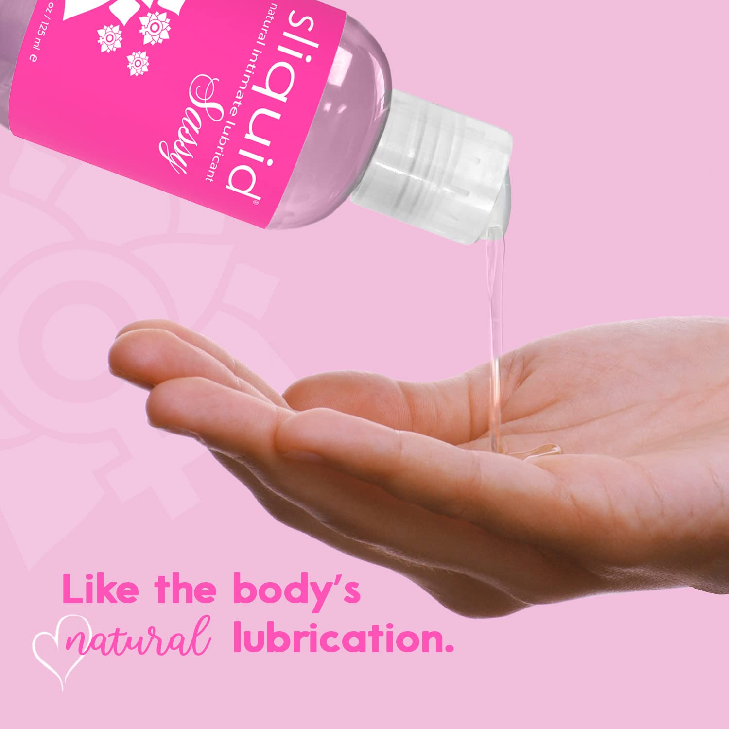 Sliquid Sassy Water-Based Lube - Thick, Long-Lasting Gel, Natural Lube for Women/Men/Couples, Unscented, 4.2 Fl Oz
