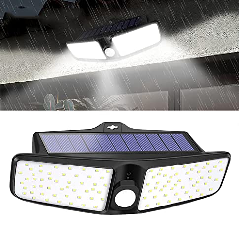YOOMAO 100 LED Super Bright Outdoor Solar Lamp PIR Motion Sensor IP65 Waterproof Wall Light 270 ° Wide-Angle Lighting Garden Lights