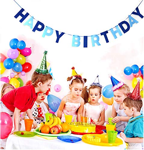 Happy Birthday Bunting Garland Banner Pennant Flags Party Home Hanging Decor
