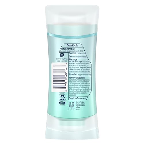 Degree Advanced Protection Antiperspirant Deodorant Lavender & Waterlily for 72-Hour Sweat & Odor Control for Women, with Body Heat Activated Technology, 2.6 oz