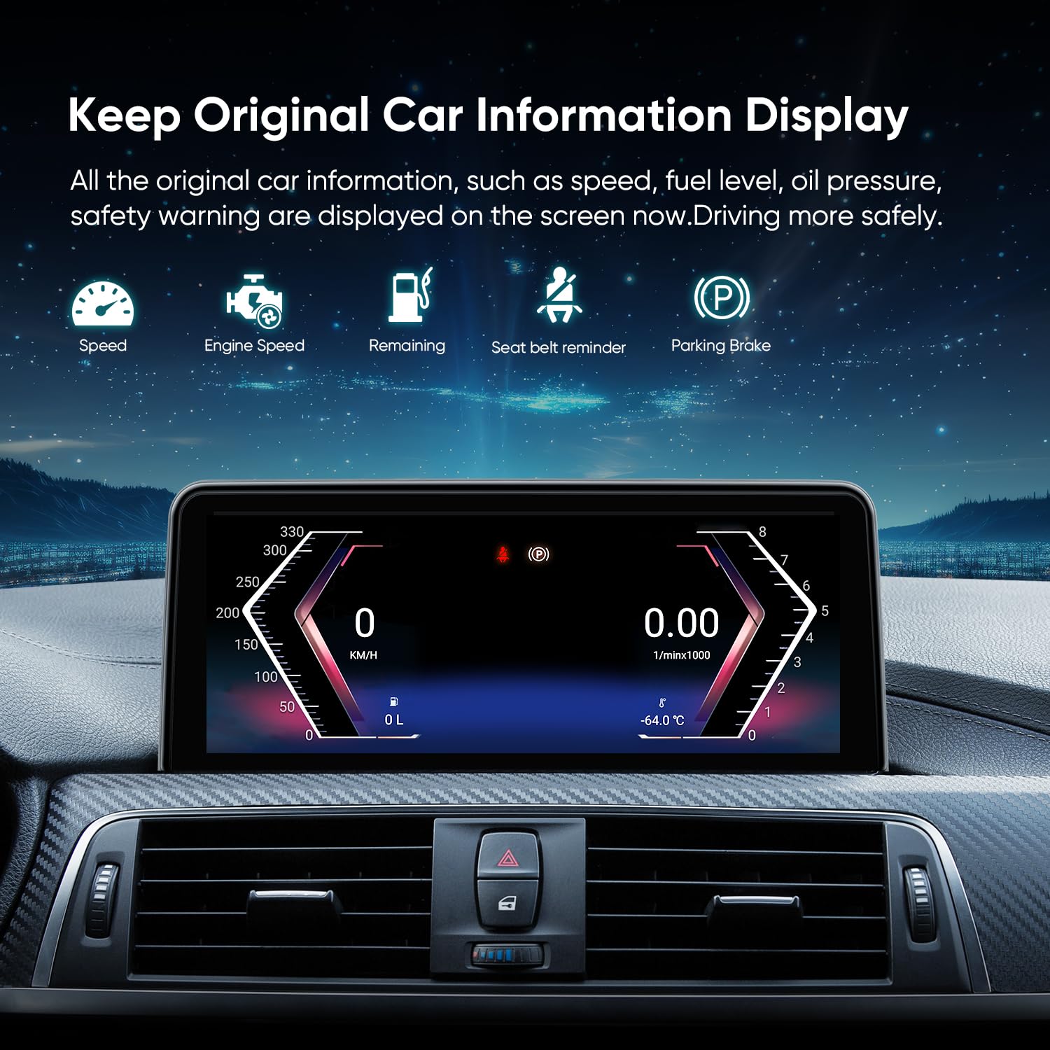 10.25 Qualcomm(4G+64G) 8Core 5G WiFi 1920 * 720 Android10 Car Stereo Radio for BMW 3 4 Series F30 F31 F34 F35 F32 F33 NBT System Support Carplay Android Auto 4G Bluetooth Navigation Multimedia Player