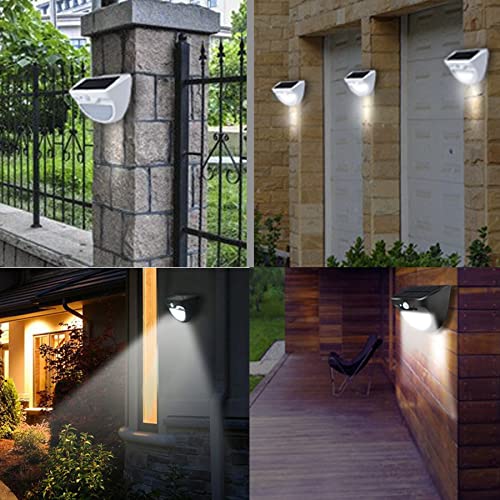 GSZZBHDP ZeZhen LED Strip Lights 1pack Outdoor LED Night Light Waterproof Solar PIR Motion Sensor Wall Lamp Auto Switch Solar Street Porch Path Fence Garden Lighting LED Light Bulb