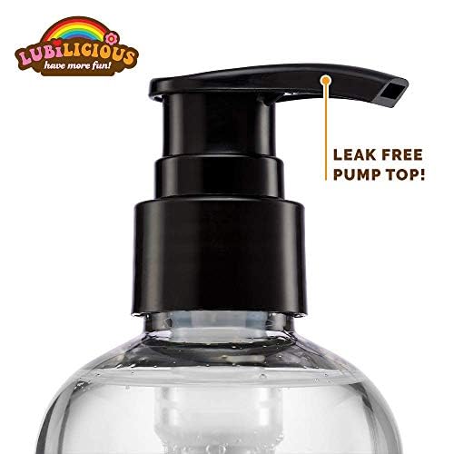 Lubilicious Water Based Lube – 8.5 oz Pump Top – Top Choice for Smooth, Reliable Lubricants – Premium Water Based Lubricant & Personal Lubricants for Privacy – Long-Lasting Non-Sticky Formula