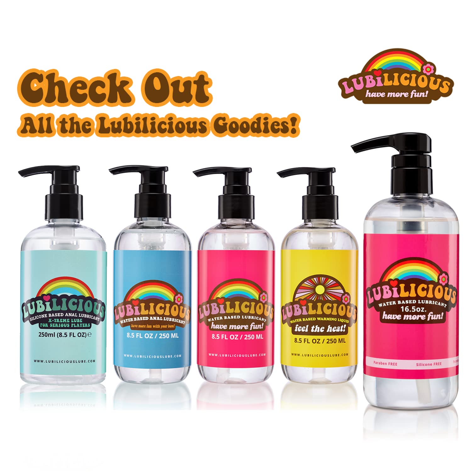 Lubilicious Water Based Lube – 8.5 oz Pump Top – Top Choice for Smooth, Reliable Lubricants – Premium Water Based Lubricant & Personal Lubricants for Privacy – Long-Lasting Non-Sticky Formula