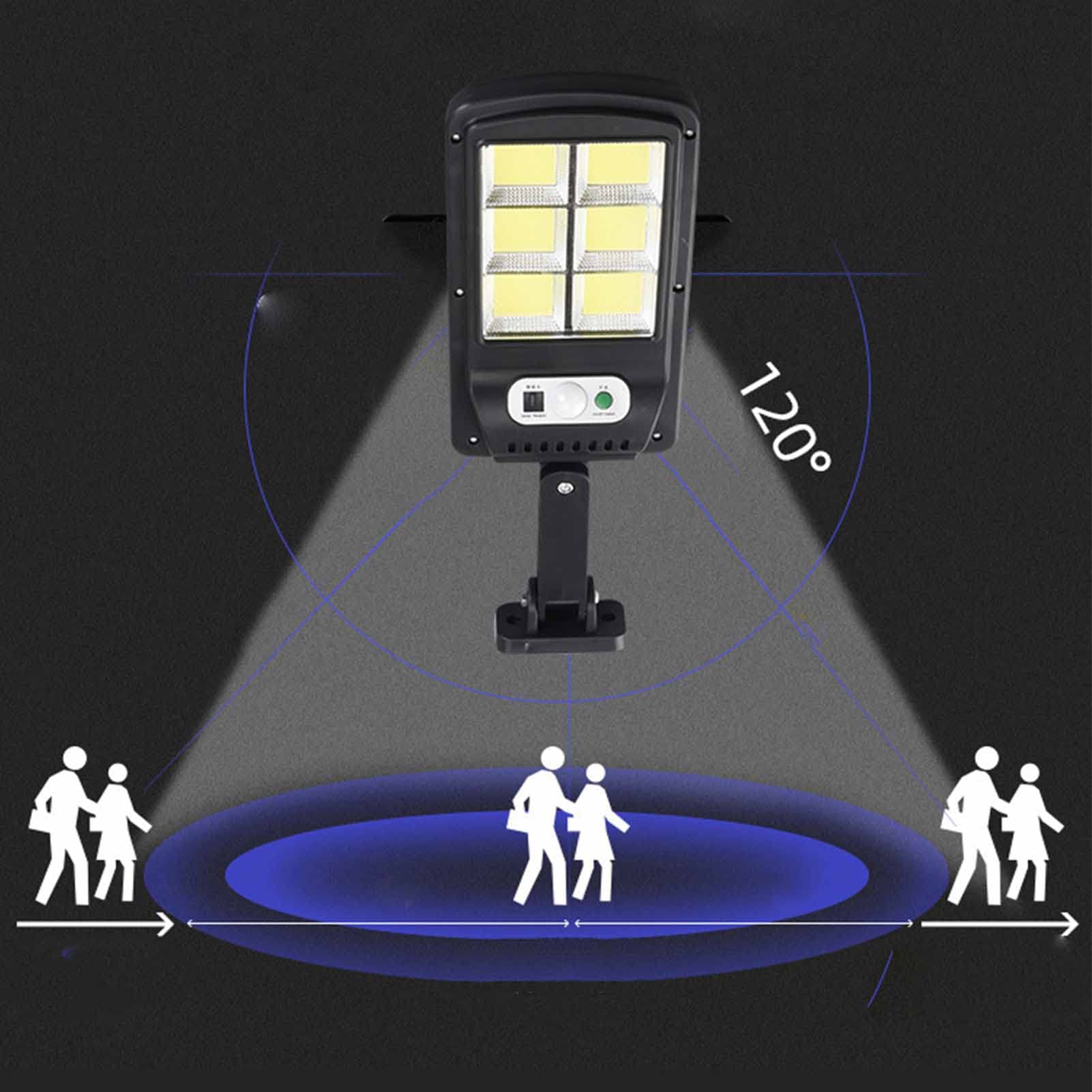 ZhangFacai Patio Lights, Porch Lights, Wall Lights, Solar Wall Lamp, PIR Human Body Induction Long Service Life Suitable for Various Outdoor Courtyards Gardens Lighting
