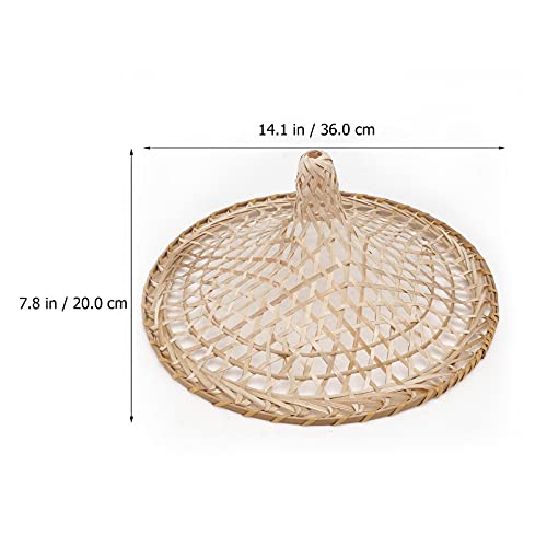 Uonlytech Floor Lamp Shade 2pcs Womens Sun Straw Hat Summer Beach Sun Hat Straw Beach Hat Womens Straw Panama Hat Straw Hat for Girl Women Rattan Lamp Shade