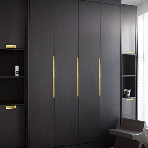 Recessed Pulls ,Sliding Door Handle, Maniglie Incasso Porte scorrevoli,Maniglie Nascoste Cabinet Maniglie Quadrata Cassetti per Cassetti Armadi Scarpiere Armadi Comodini ECC 2 Pezzi(Size:288mm(11.3in)