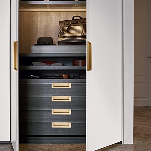 Recessed Pulls ,Sliding Door Handle, Maniglie Incasso Porte scorrevoli,Maniglie Nascoste Cabinet Maniglie Quadrata Cassetti per Cassetti Armadi Scarpiere Armadi Comodini ECC 2 Pezzi(Size:288mm(11.3in)