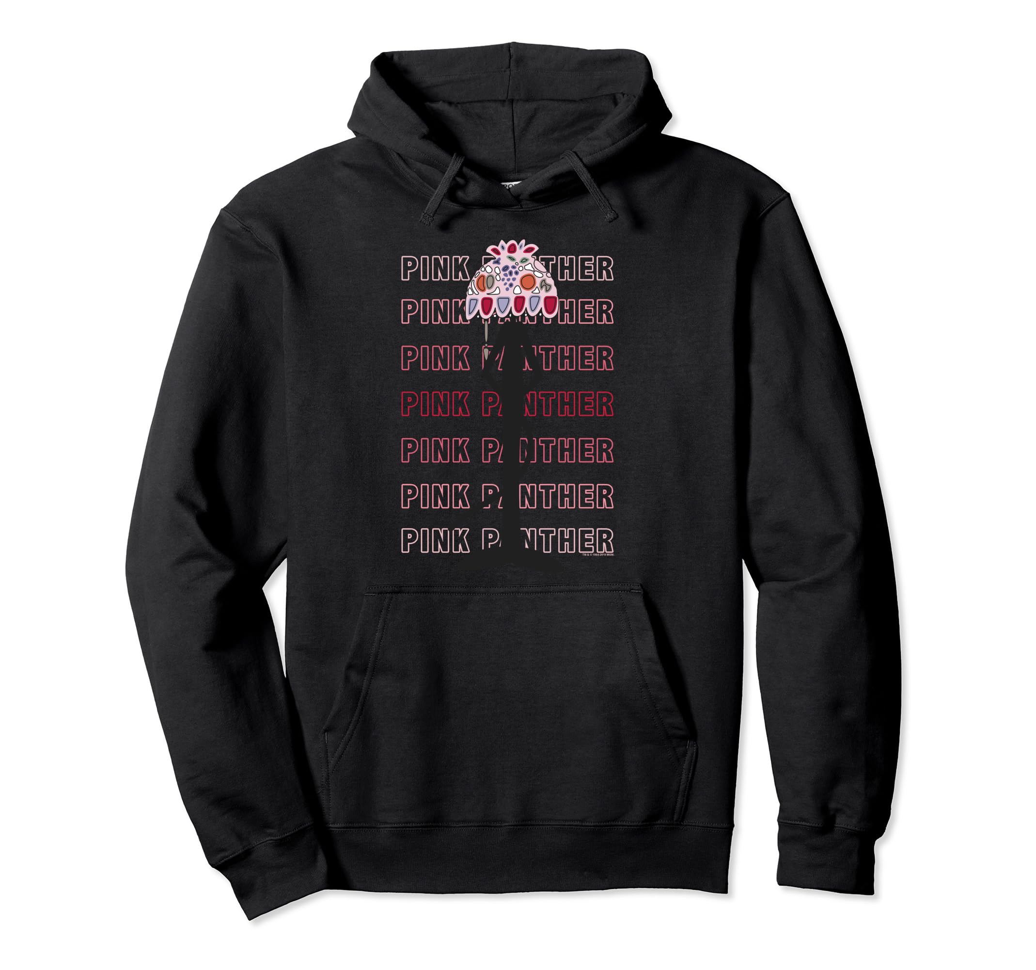 Pink Panther Lampshade Silhouette Pullover Hoodie