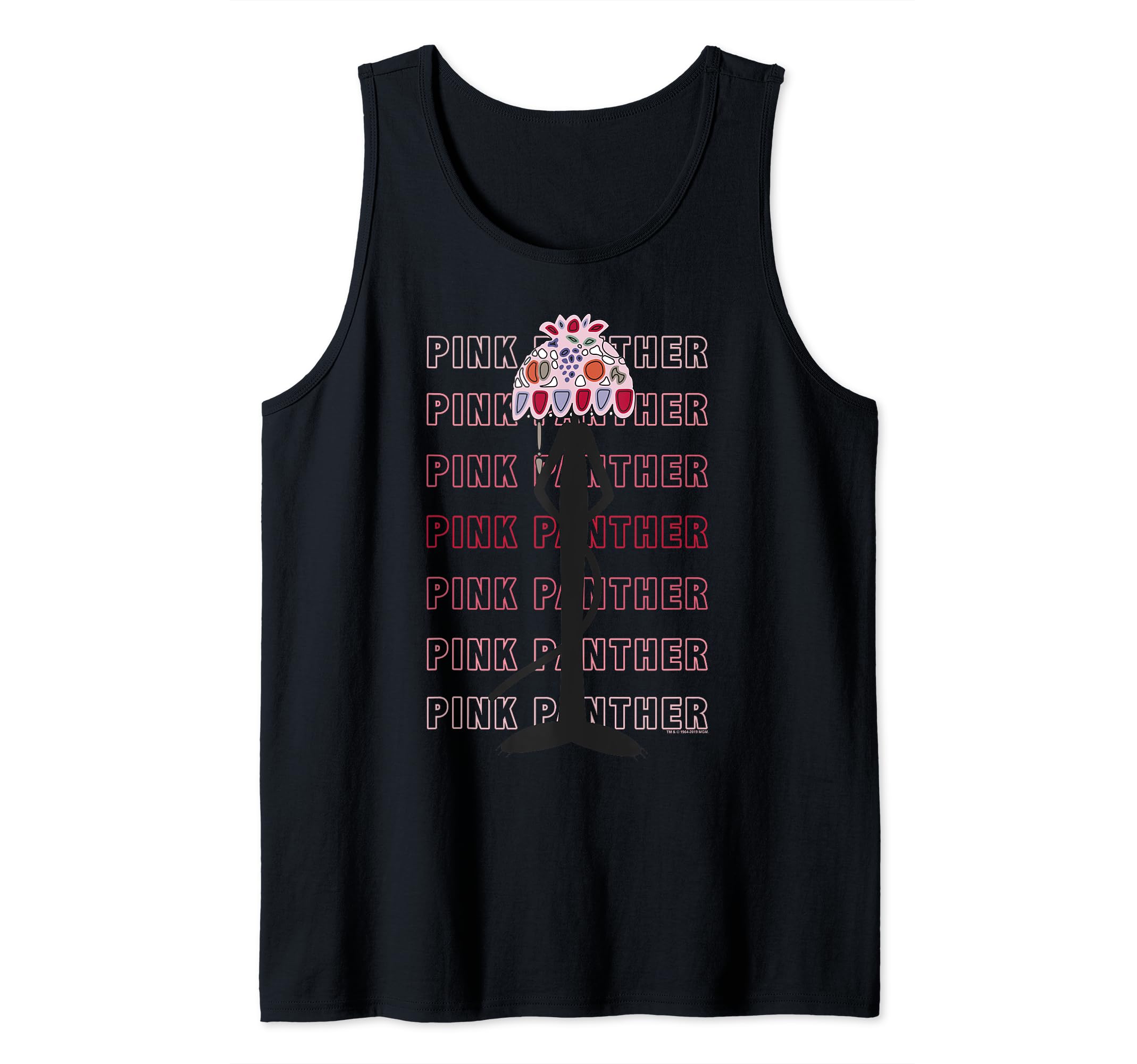 Pink Panther Lampshade Silhouette Tank Top