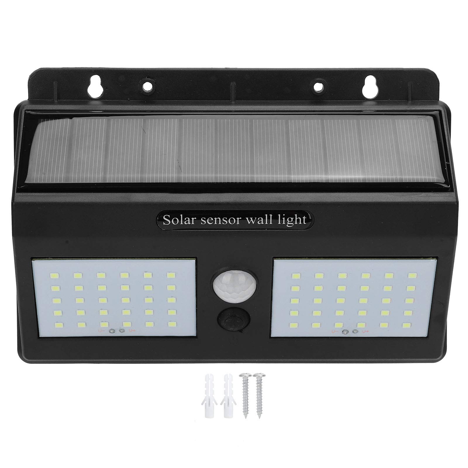 60 LED Solar Lights Outdoor, 90-120° Wide Angle PIR Sensor Lights, 5.5V 1.2W Solar Induction Garden Wall Light Lamp