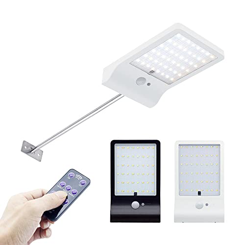 ZeZhen LED Light Bulbs 2pcs Upgraded 48leds Solar Light PIR Motion Sensor with Controller Waterproof IP65 LED Solar Lamp for Outdoor Garden Wall Street LED Light Bulb (Color : C8)