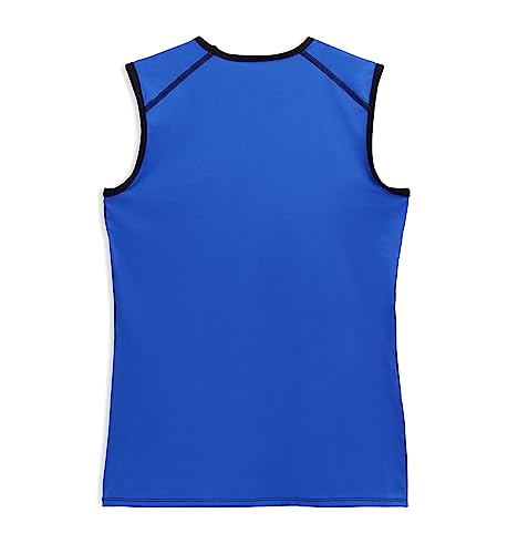 TomboyX Swim Tank, Bathing Suit Top Rash Guard UPF 50 Sun Protection, Plus Size Inclusive-3X-Large/Royal