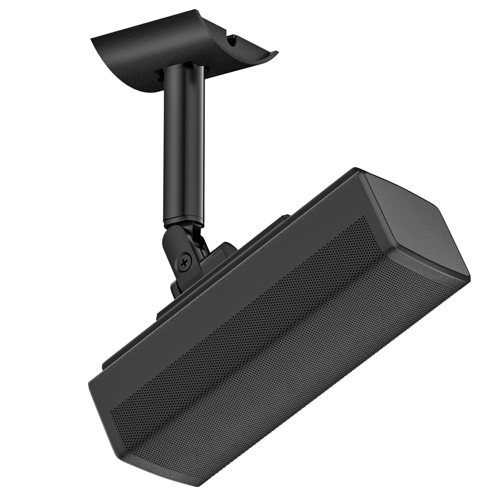 Angle Adjustable Bose Speaker Wall Mount - Ceiling & Wall Mount for Bose UB-20 Series II, SoundTouch, CineMate, Lifestyle, Acoustimass, Cube Surround Speaker Bracket, Black