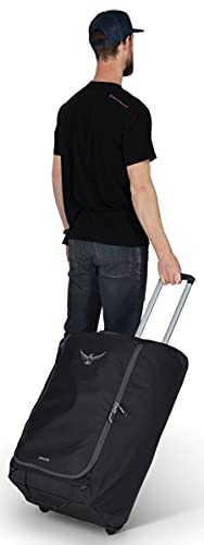 Osprey Daylite Wheeled 85L Duffel/Carry-On Luggage, Black