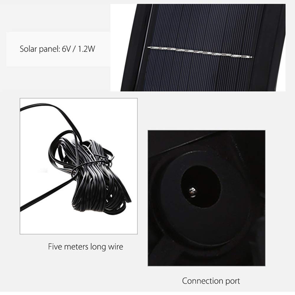 Solar Security Light, Solar Wall Lights Outdoor Flood Light - 120 LED PIR Motion Induction IP65 Waterproof, Up to 10 Hours Illumination,Easy-to-Install Split Solar Light for Front Door,Yard,Garage