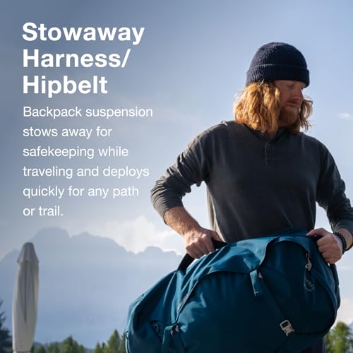 Osprey Farpoint 40L Men's Travel Backpack, Gopher Green