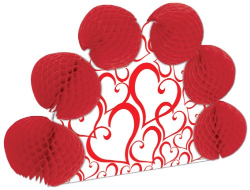 Valentine Pop-Over Centerpiece (different design front & back) Party Accessory (1 count) (1/Pkg)