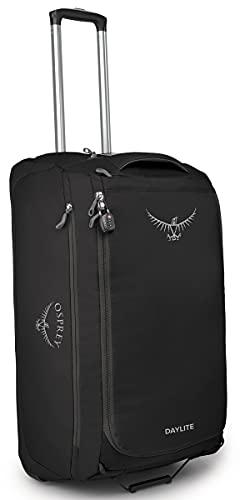 Osprey Daylite Wheeled 85L Duffel/Carry-On Luggage, Black