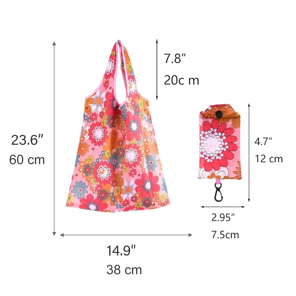 Reusable Grocery Bags,Reusable Shopping Bags,Cute Tote Bags for Grocery Shopping