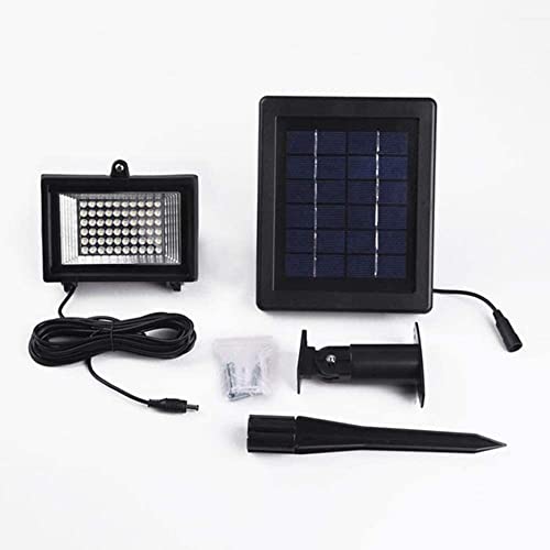 LIXAMP Solar Wall Lamp Super Bright 60 LED Outdoor Solar Power Light with PIR Motion Sensor Security Waterproof Solar Lamp Garden Street Wall Mounted Fixture Illumination