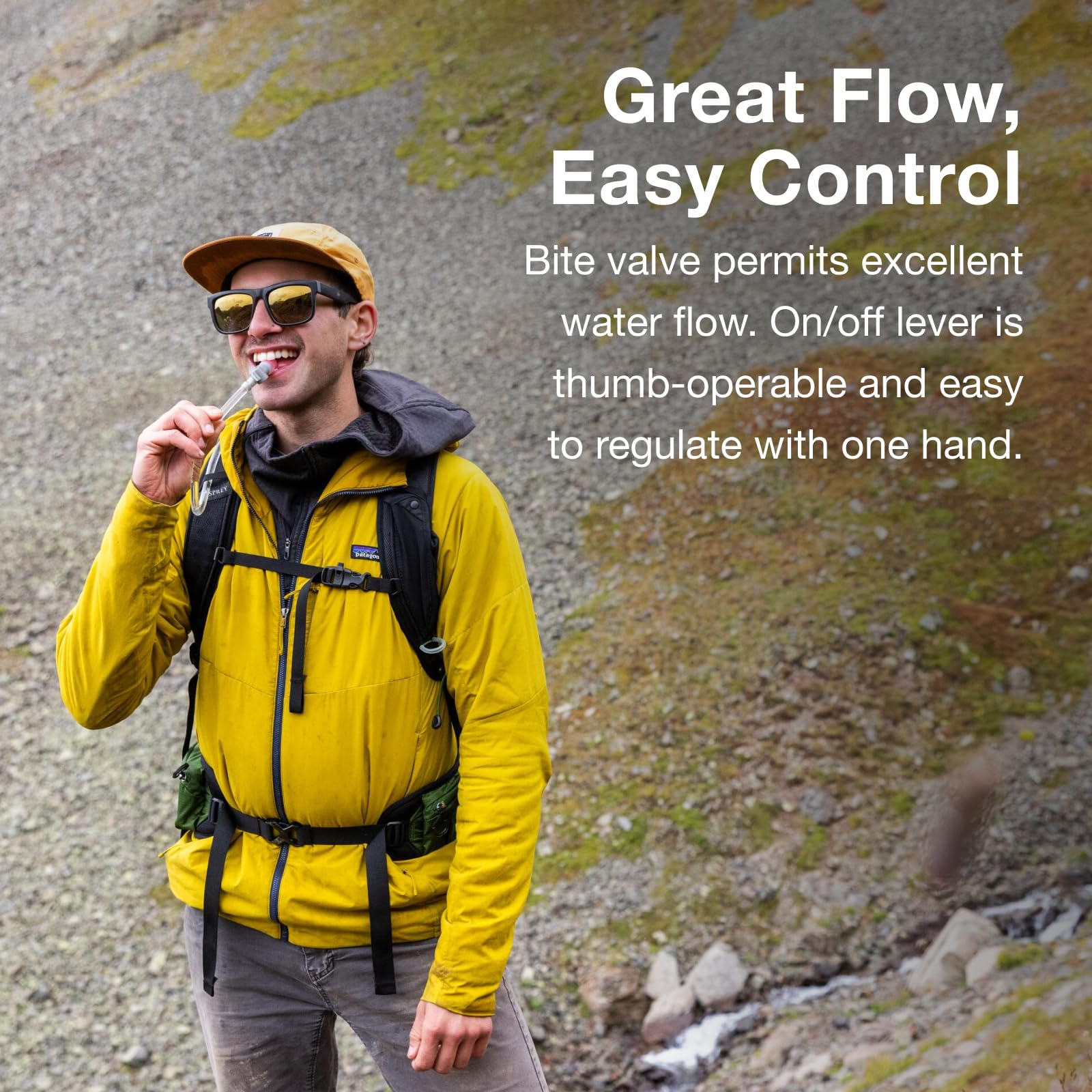Osprey Hydraulics 2L Backpack Water Reservoir with Bite Valve