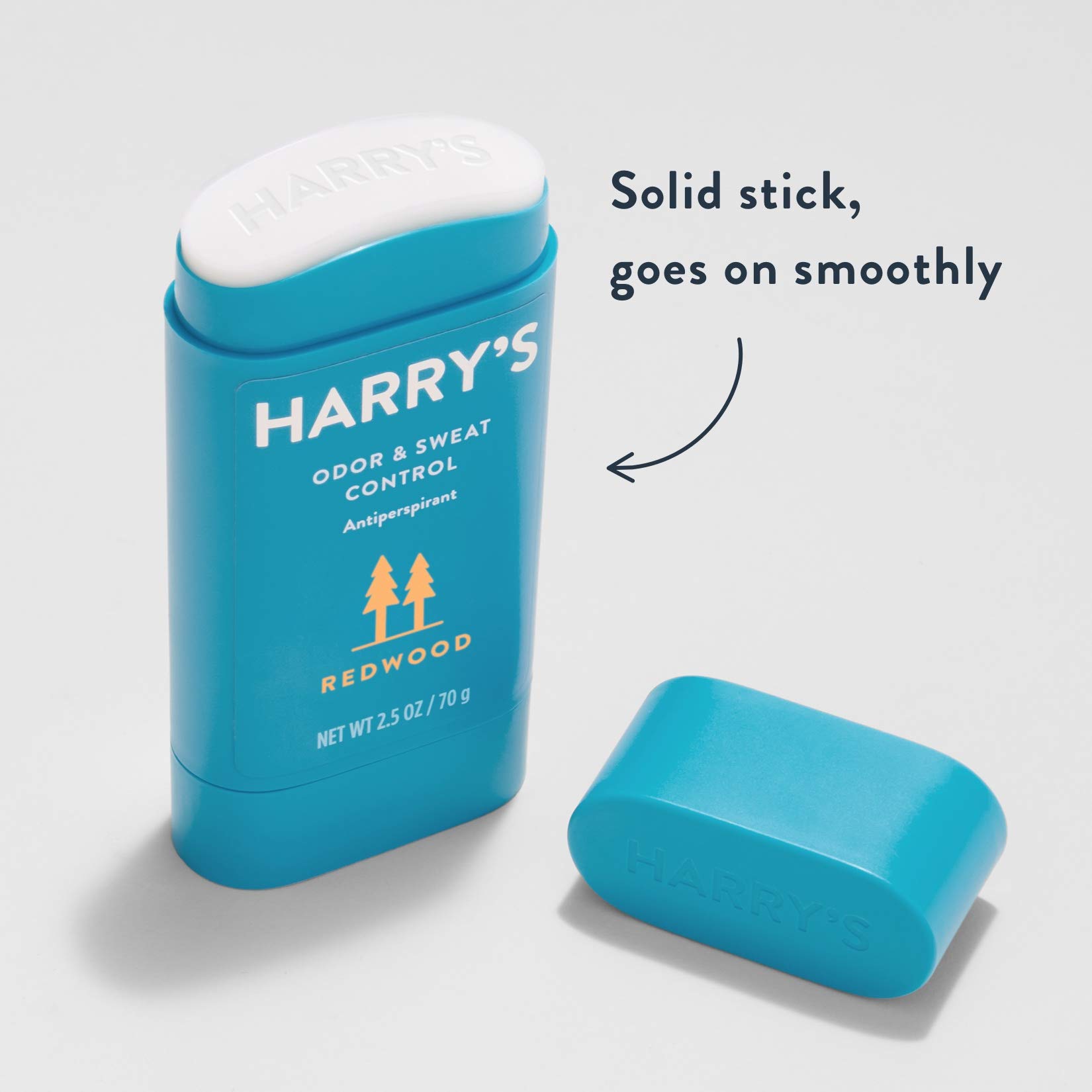 Harry's Deodorant & Antiperspirant - Odor & Sweat Control Antiperspirant for Men - Redwood (Pack of 6)