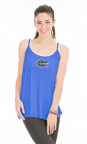 Venley NCAA Florida Gators Women's Rik Lamp Shade Tank Top, Small, Royal