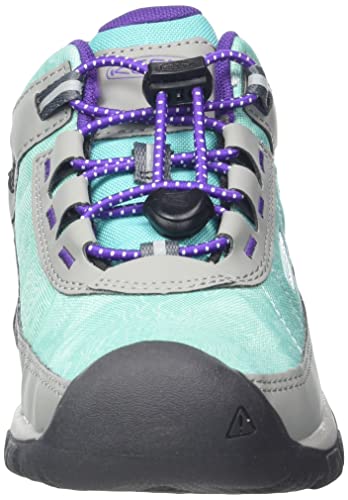 KEEN Targhee Sport Breathable Easy On Lightweight Hiking Shoes, Waterfall/Vapor, 2 US Unisex Big Kid