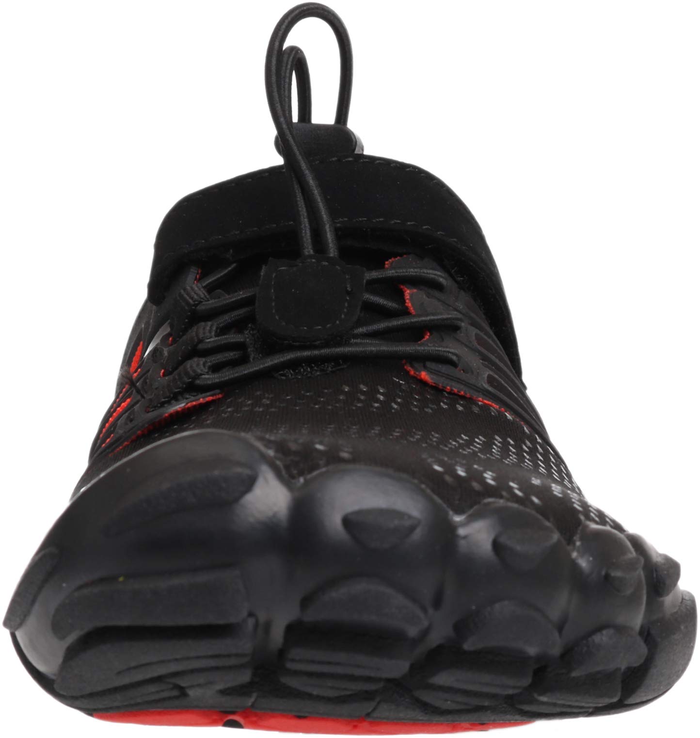 WHITIN Men's Trail Running Shoes Minimalist Barefoot Wide Width Toe Box Gym Workout Fitness Low Zero Drop Parkour Road Sport Beach Black Red Size 12