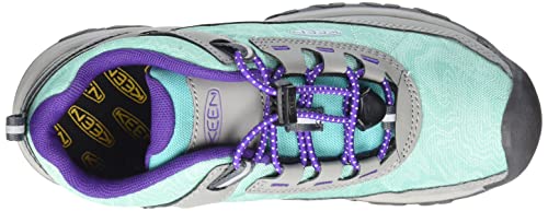 KEEN Targhee Sport Breathable Easy On Lightweight Hiking Shoes, Waterfall/Vapor, 2 US Unisex Big Kid
