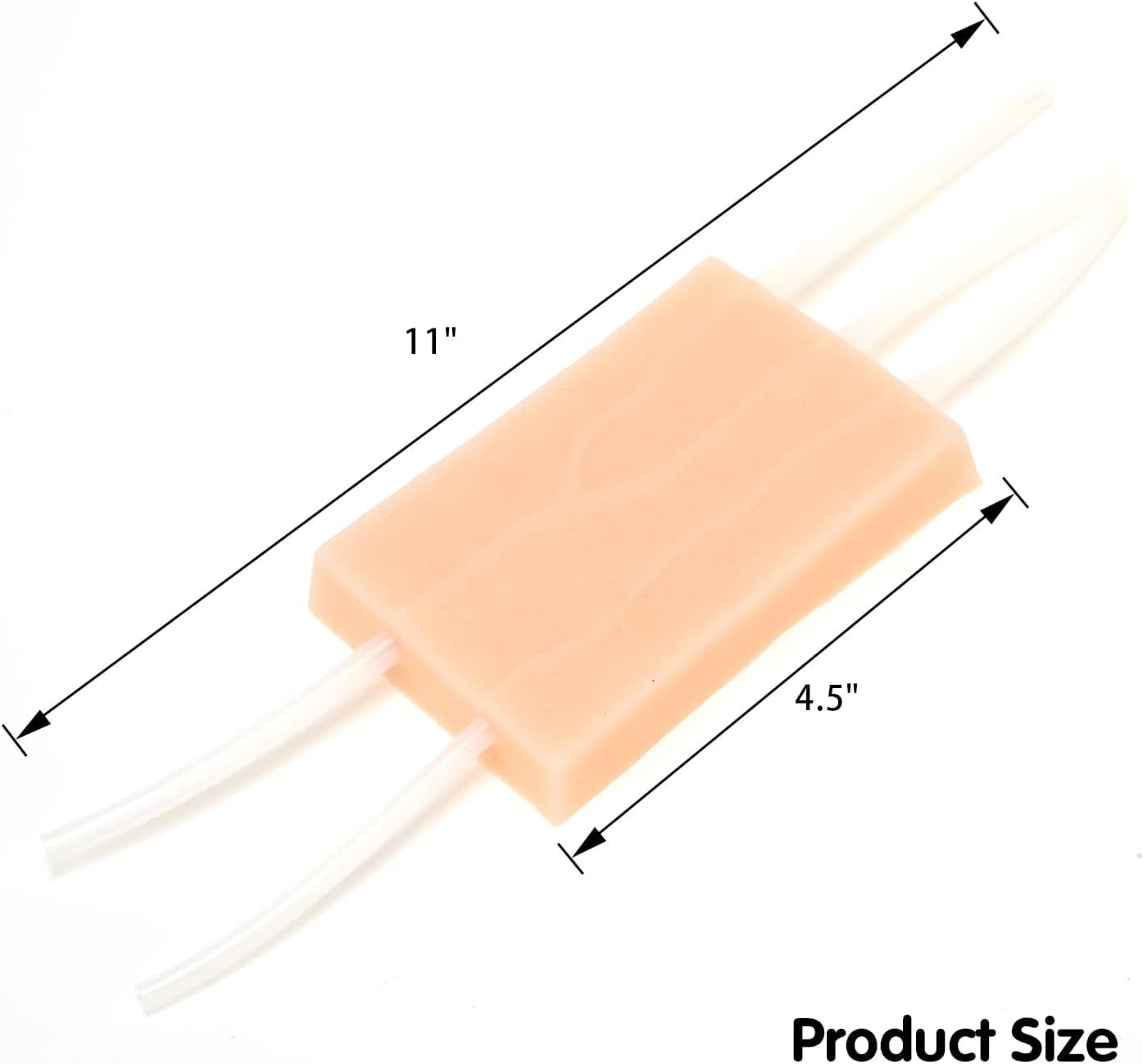 MIIRR IV Injection Training Pad with Veins to Simulate Real Skin Texture Model, Silicone Injection Training Pad Model for Medical Students, Nurses Training