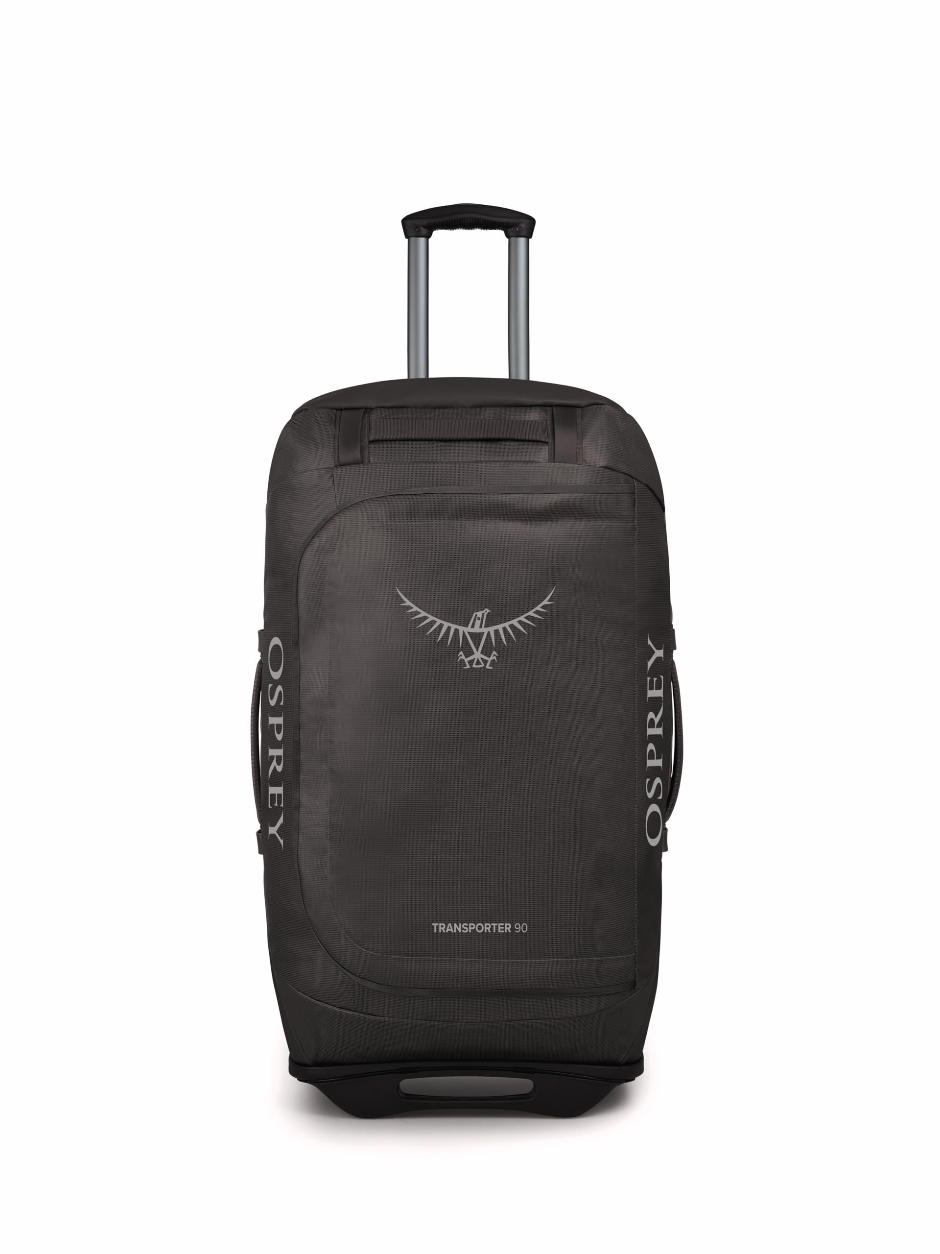 Osprey Transporter 90L Wheeled Travel Duffel Bag, Black, One Size