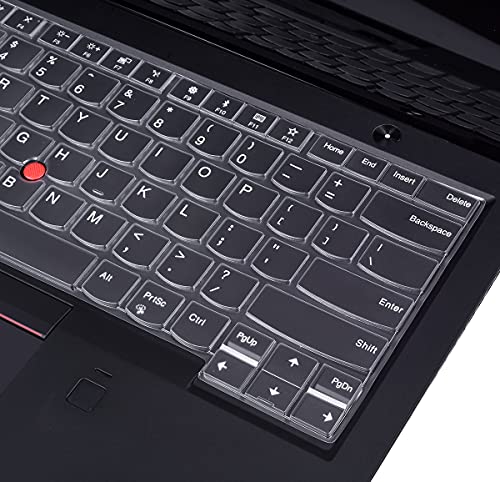 Keyboard Cover Skin Protector for 14" Lenovo ThinkPad X1 Carbon Gen 8/7/6/5 2020-2017,Lenovo ThinkPad X1 Yoga 2rd/3rd/4th/Thinpad T490 T490s T480 T480S[NOT for 2021 Lenovo ThinkPad X1 Carbon Gen 9]