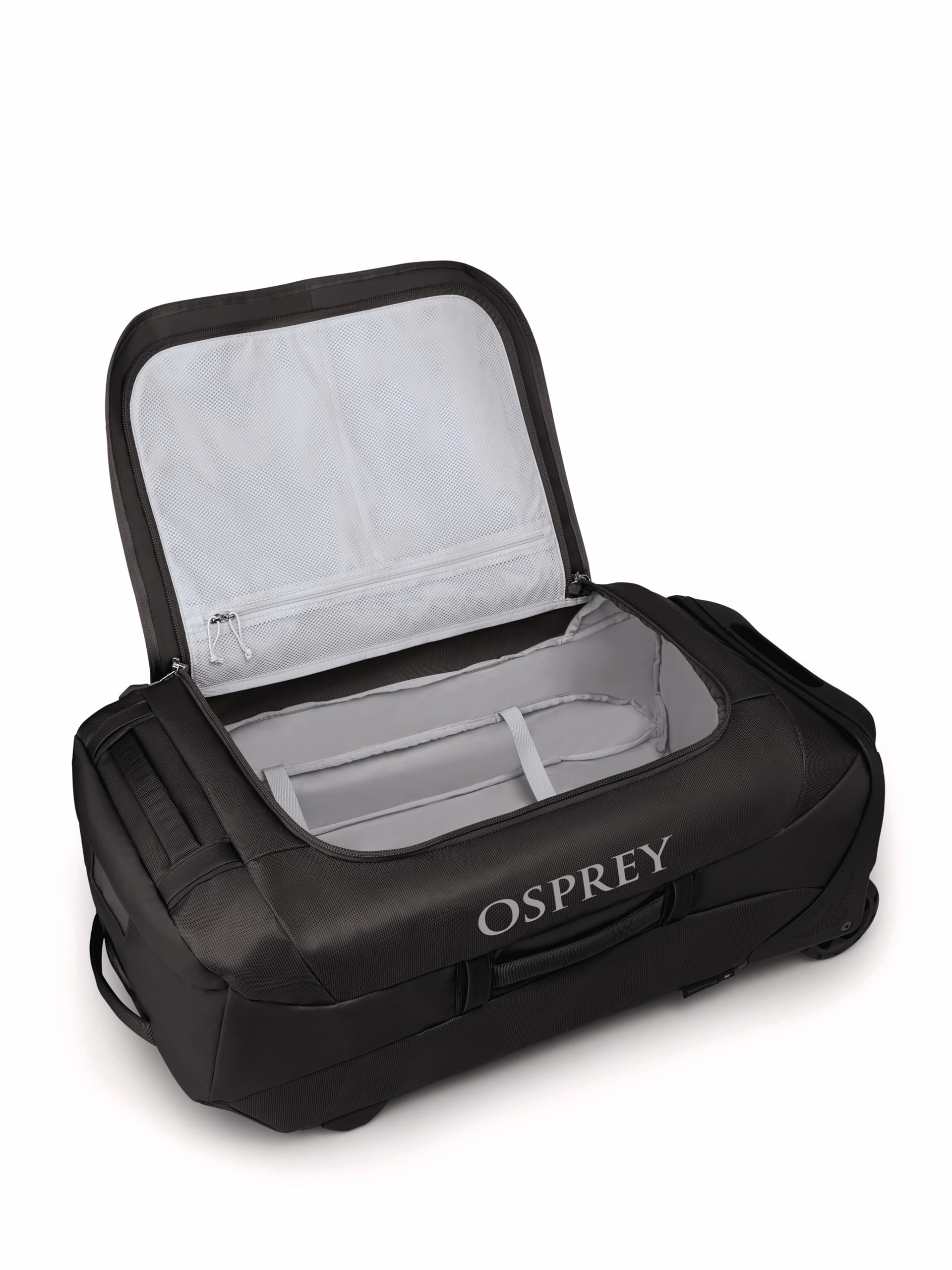 Osprey Transporter 90L Wheeled Travel Duffel Bag, Black, One Size