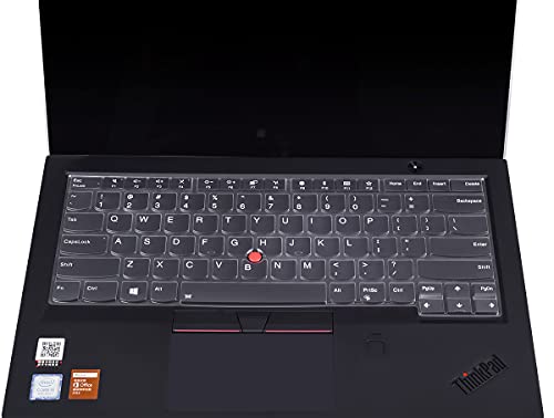 Keyboard Cover Skin Protector for 14" Lenovo ThinkPad X1 Carbon Gen 8/7/6/5 2020-2017,Lenovo ThinkPad X1 Yoga 2rd/3rd/4th/Thinpad T490 T490s T480 T480S[NOT for 2021 Lenovo ThinkPad X1 Carbon Gen 9]