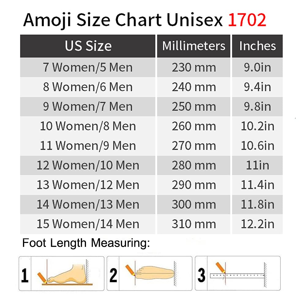 Amoji Garden Clogs Shoes Shower Sandals Yard Beach Plastic Rubber Summer 1702 Pink 8 Womenn/6 Men