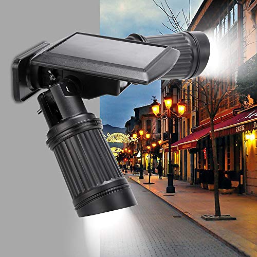 ALOOVOO 14 LED Solar Lamp PIR Motion Detector Door Wall Light Outdoor Wall Lamp Security Spot Lighting LED Dual Light