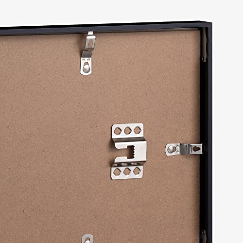Navaris Picture Frame for 3 Photos - Collage Photo Frame for Wall - Multi Aperture Wall Hanging 3-Photo or Postcard Frame for 6x4 (10x15cm) Pictures