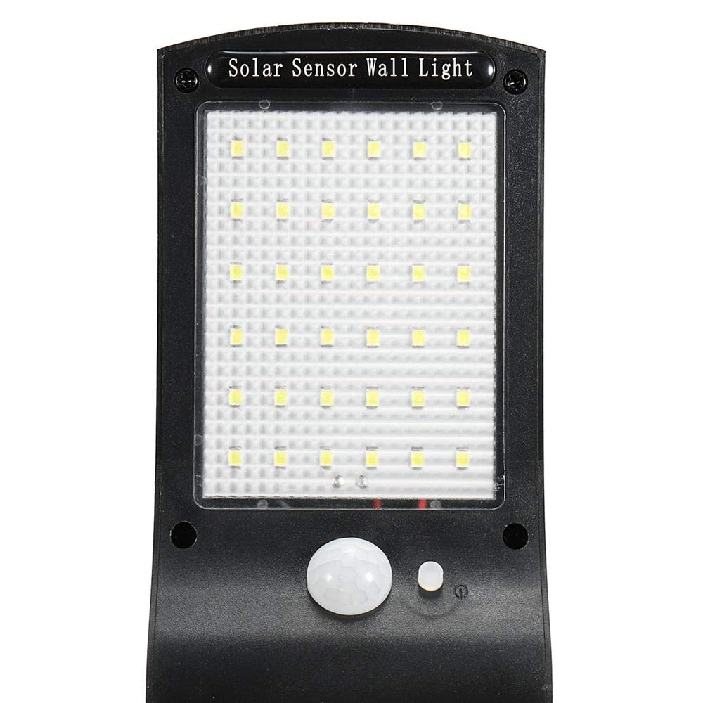 36 LED 3pcs Solar Powered PIR Motion Sensor Waterproof Street Light Wall Lamp for Outdoor Garden Solar Lights