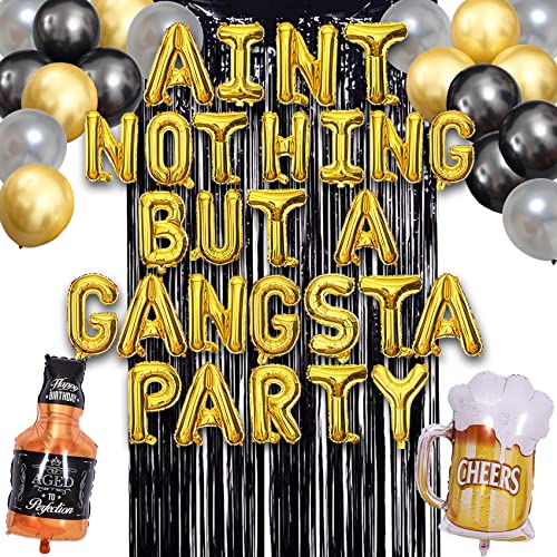 Aint Nothing But A Gangster Party Decorations 90s Party Decorations for Adults Cholo Party Decorations Homies Party Decorations Early 2000s Freaknik Lowrider Party Decorations Hip Hop Party Decoration