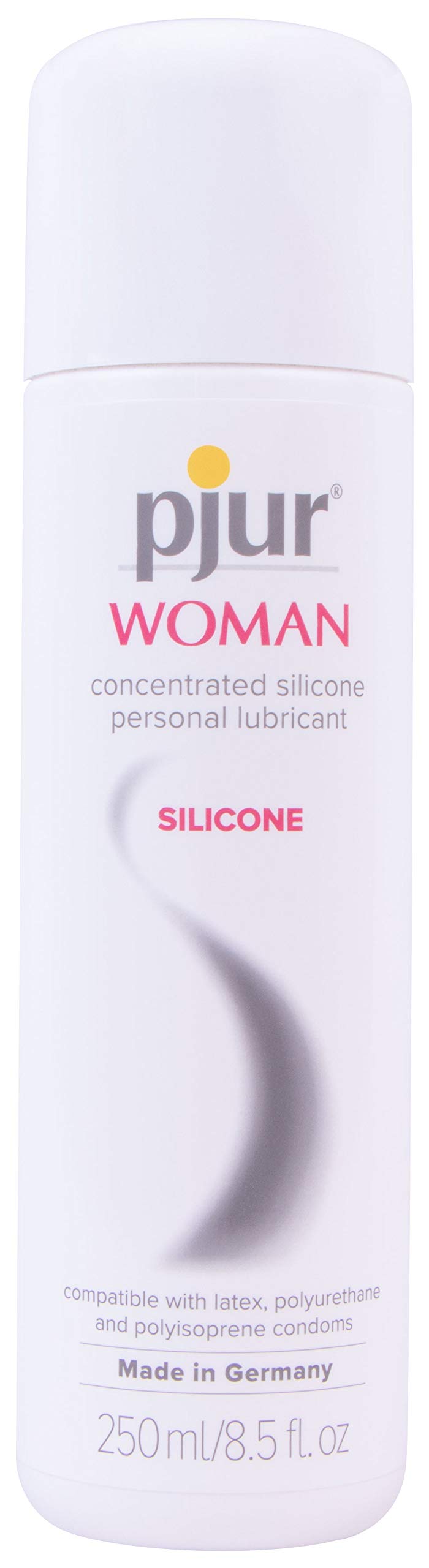 pjur Woman Silicone Based Personal Lubricant Specially Formulated for Women Female Skin Formula | 8.5 fl oz/250 ml