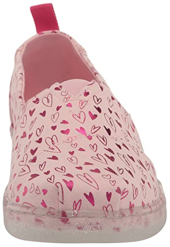 TOMS Girls Alpargata Loafer Flat, Pastel Pink, 2 Big Kid