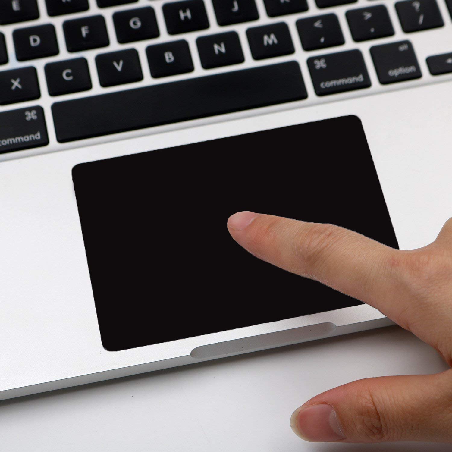 (2 Pcs) Ecomaholics Premium Trackpad protector for MacBook Air 13.6 Inch M2 Chip Model A2681, Black Touch pad Cover Anti Scratch Anti fingerprint Matte, Laptop Accessories
