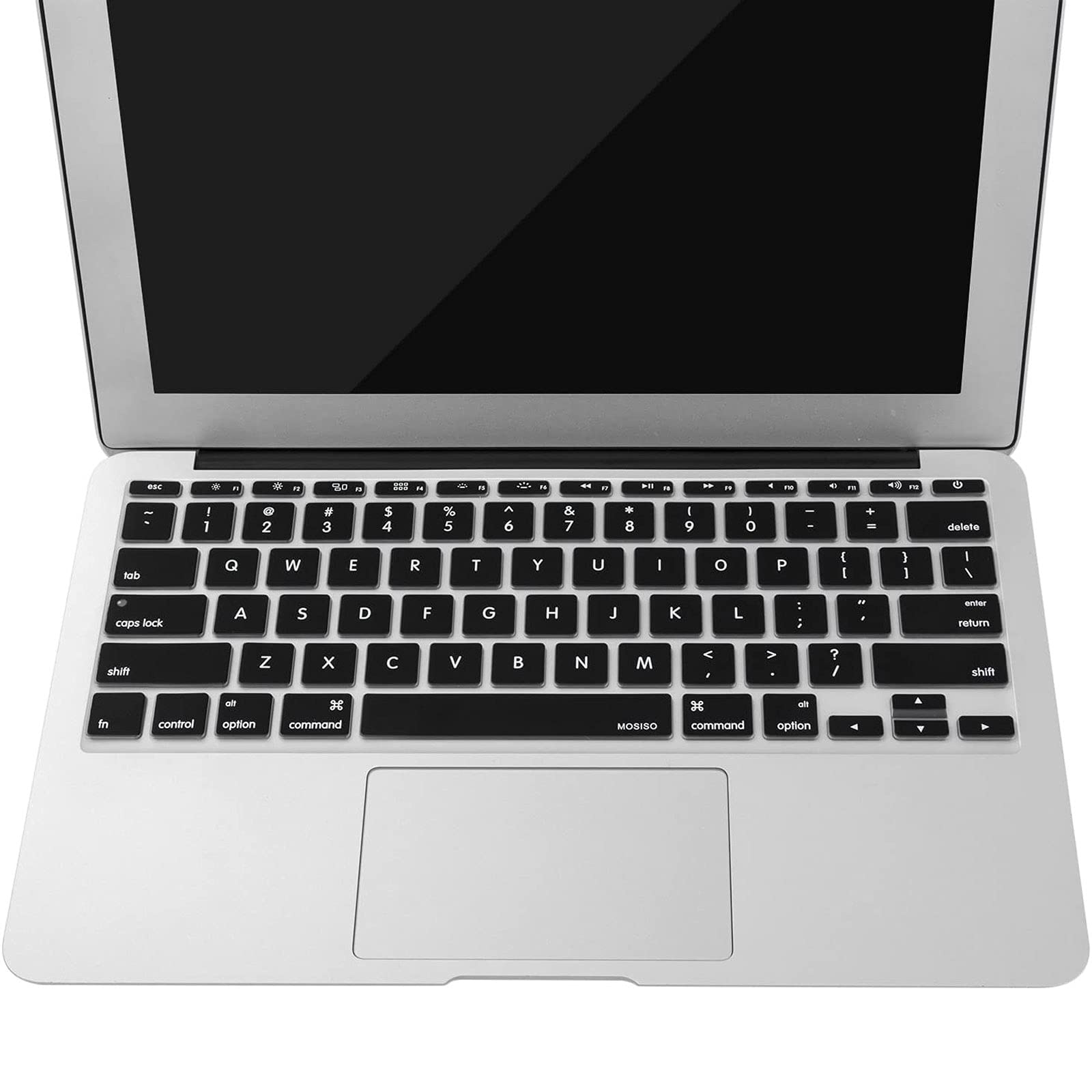 MOSISO Protective Keyboard Cover Skin Compatible with MacBook Air 11 inch A1370 A1465, Black