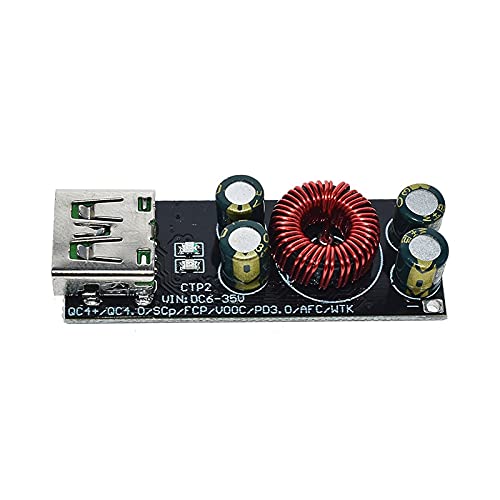 QC4.0 QC3.0 USB Type-C Mobile Phone Quick Charge Adapter 6-35V Step Down Buck Boost Module for SCP/FCP Apple PD Qualcomm