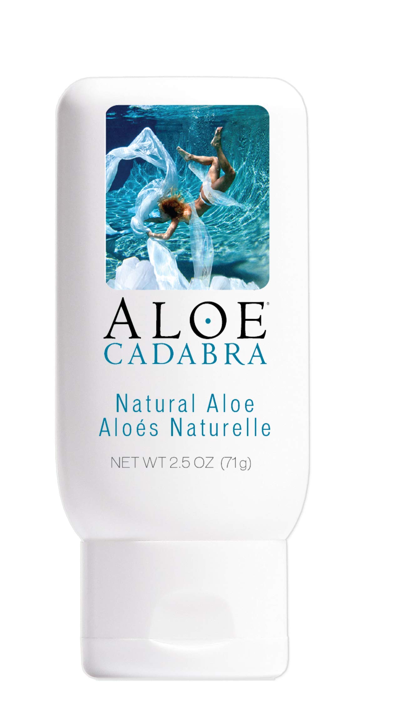 Aloe Cadabra Natural Water Based Personal Lubricant and Vaginal Moisturizer, Organic Aloe Lube for Men, Women and Couples, Non-Staining, pH Balanced (Unscented 2.5 Ounces, 1 Pack)